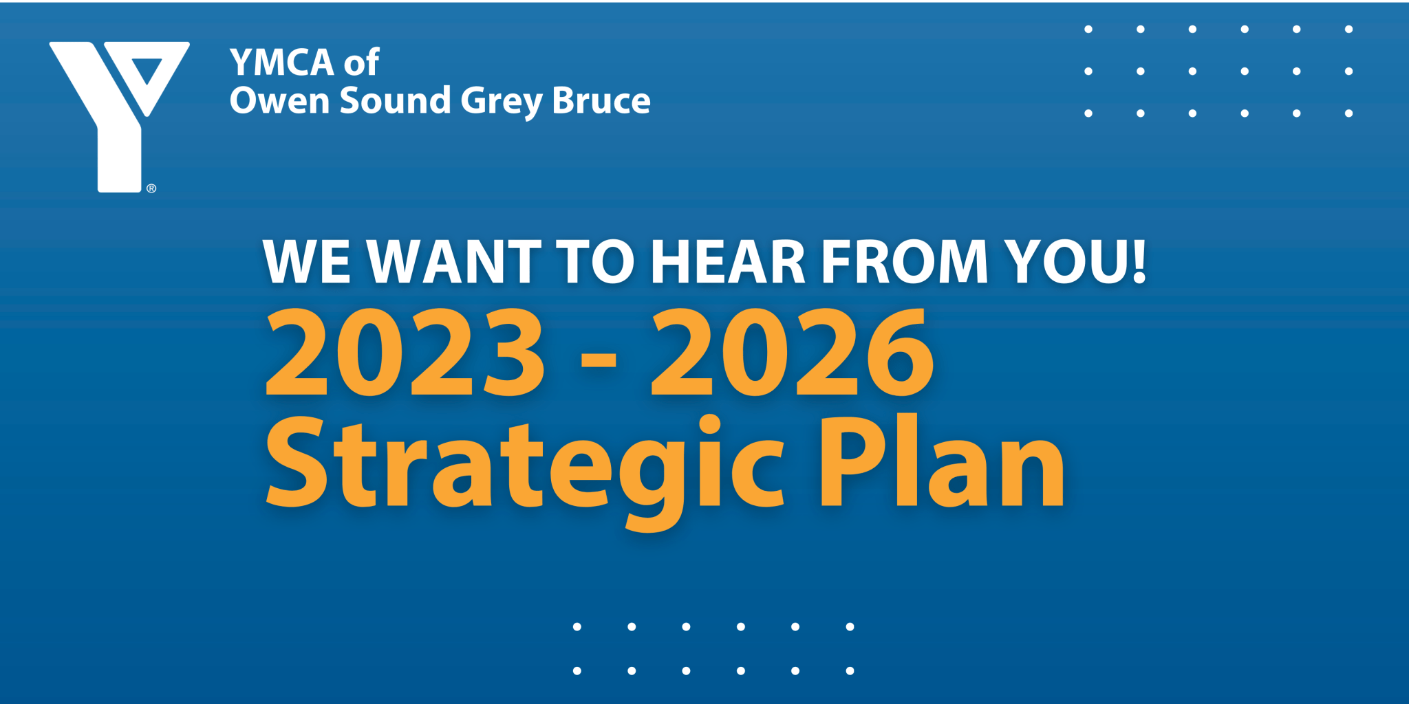 Strategic Plan 2023-2026 - YMCA of Owen Sound Grey Bruce